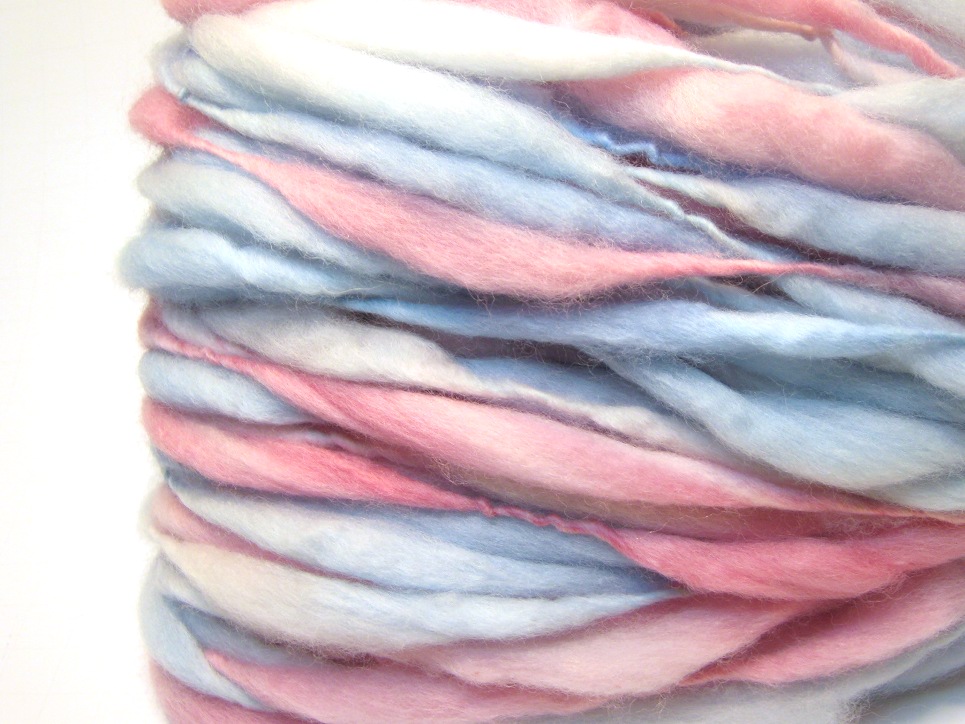 50 Yards And 2.6 Ounces Handspun Yarn In Thick And Thin Merino Wool on ...